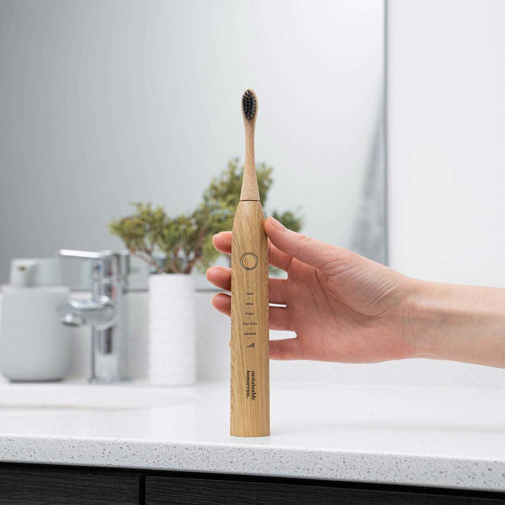 Zen Bamboo Electric Toothbrush - 95% Compostable Heads – Sustainable ...